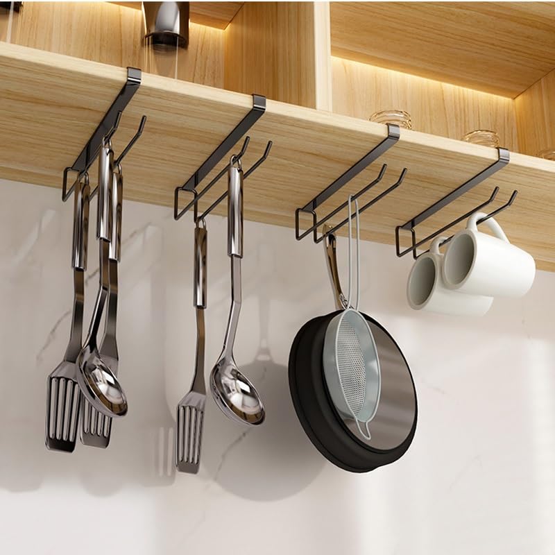 YASEZ Perforation-Free Wine Glass Holder Cup Holder Cabinet Shelf Storage Rack Tall Glass Drain Cup Holder