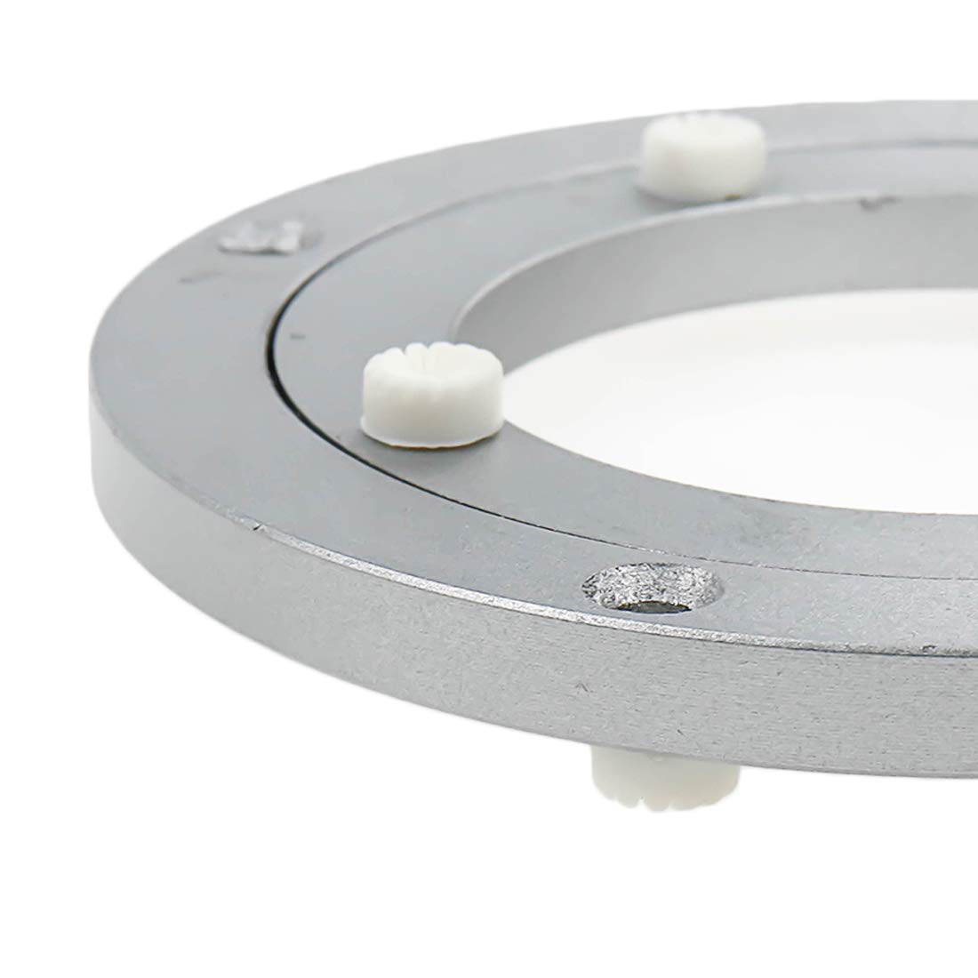 Tsnamay 4 Inch Heavy Duty Aluminum Rotating Turntable Bearings Ring Hardware for Dining Table 120mmx8.5mm