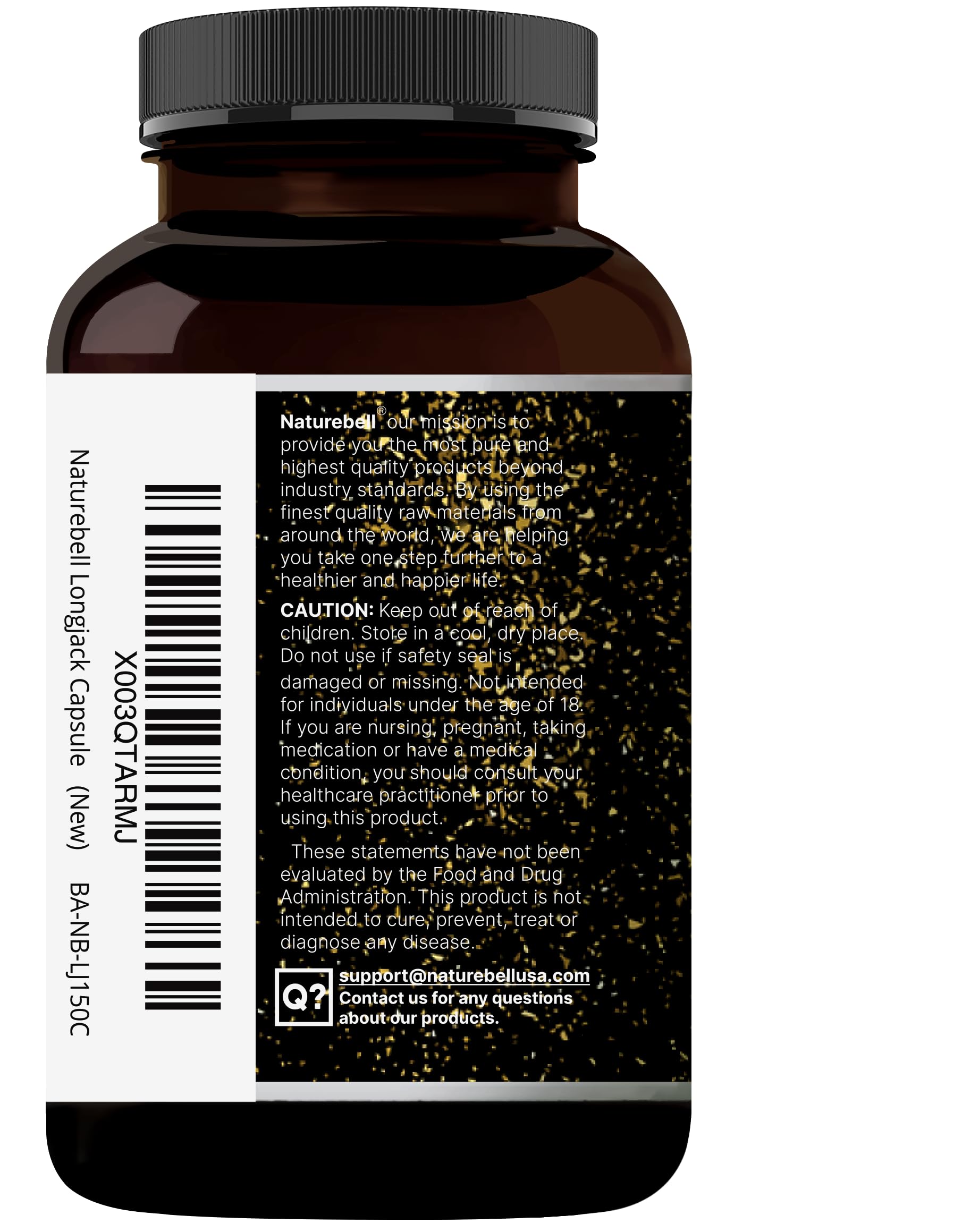 Tongkat Ali 200:1 (Longjack) Extract for Men, 2000mg Per Serving, 150 Capsules, Indonesia Origin, Eurycoma Longifolia | with Panax Ginseng for Energy, Stamina, & Male Health Support