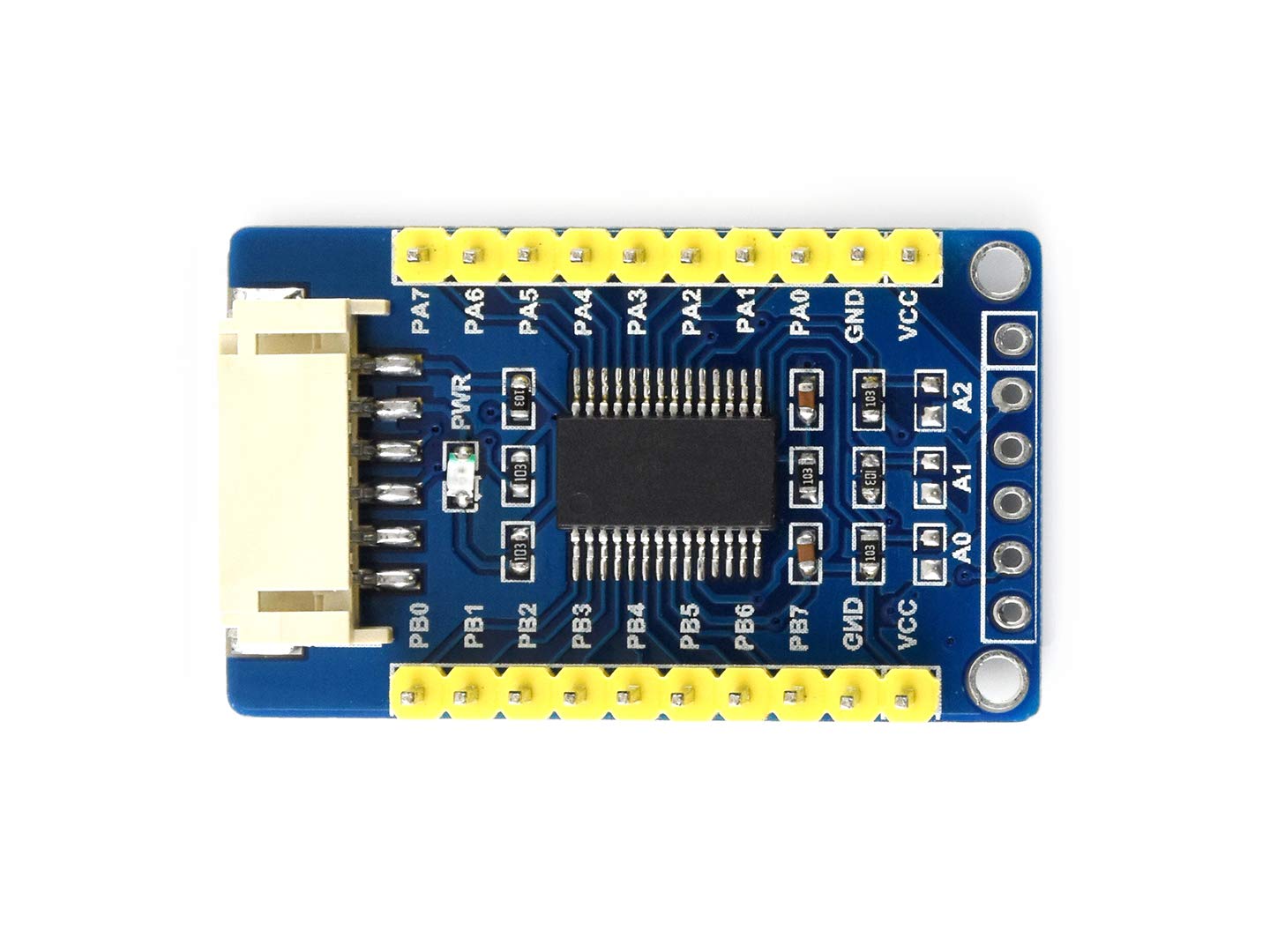 Waveshare MCP23017 IO Expansion Board I2C Interface Expands 16 I/O Pins Stack to 8 pcs Used at The Same Time Allow Multi I2C Modules to be Stacked