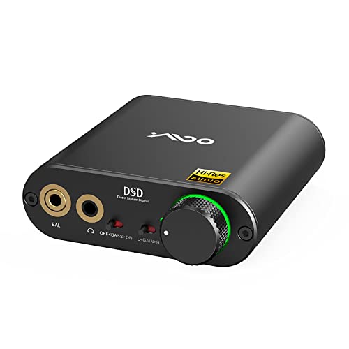 YMOO Portable Headphone Amp DAC, DSD512 and 768K/32Bit, 16Ī©-600Ī©/35mW/Hi-Res Hi-Fi Desktop DAC for PC Headphone Out/iPhone, 3.5mm/4.4 mm/Optical/Coaxial Output for Windows/Android/IOS/PS5/Home Audio