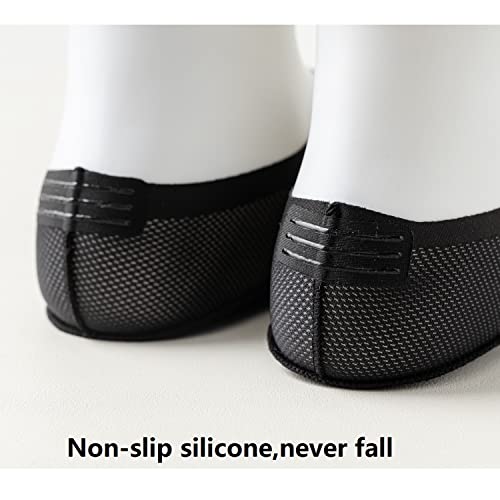 VFM Low Cut Liner no show socks Women Invisible Hidden Boat line Mesh socks 6xNude