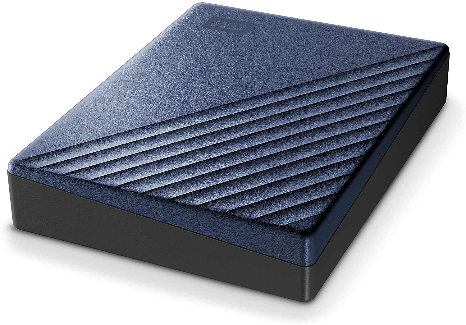 WD 2TB My Passport Ultra Blue Portable External Hard Drive, USB-C - WDBC3C0020BBL-WESN (Renewed)