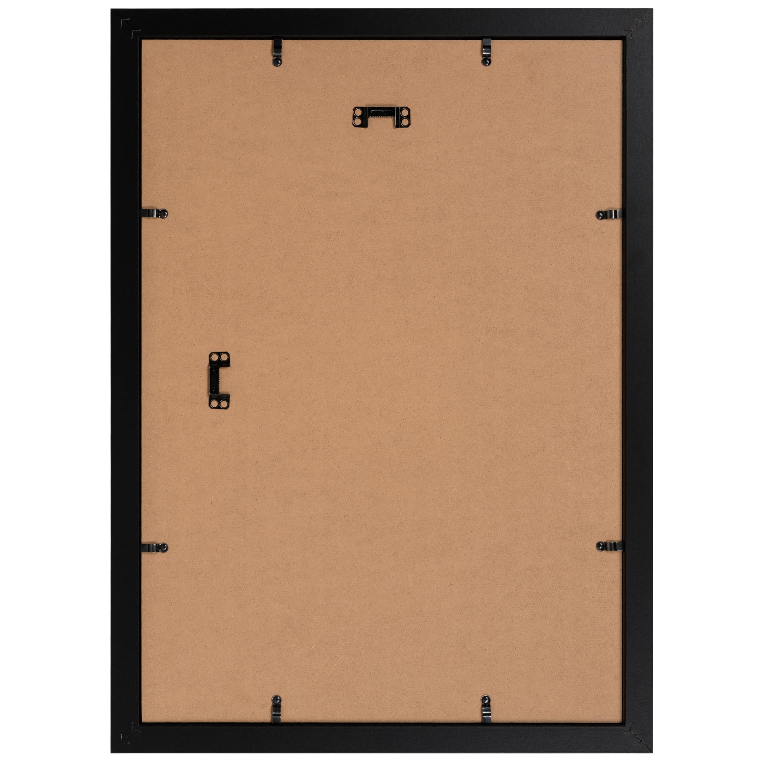 wallsthatspeak Elements 11x14 Picture Frame, Wall Hanging Black Frame Displays Vertically or Horizontally with Attached Hardware, Includes High Clarity Glass