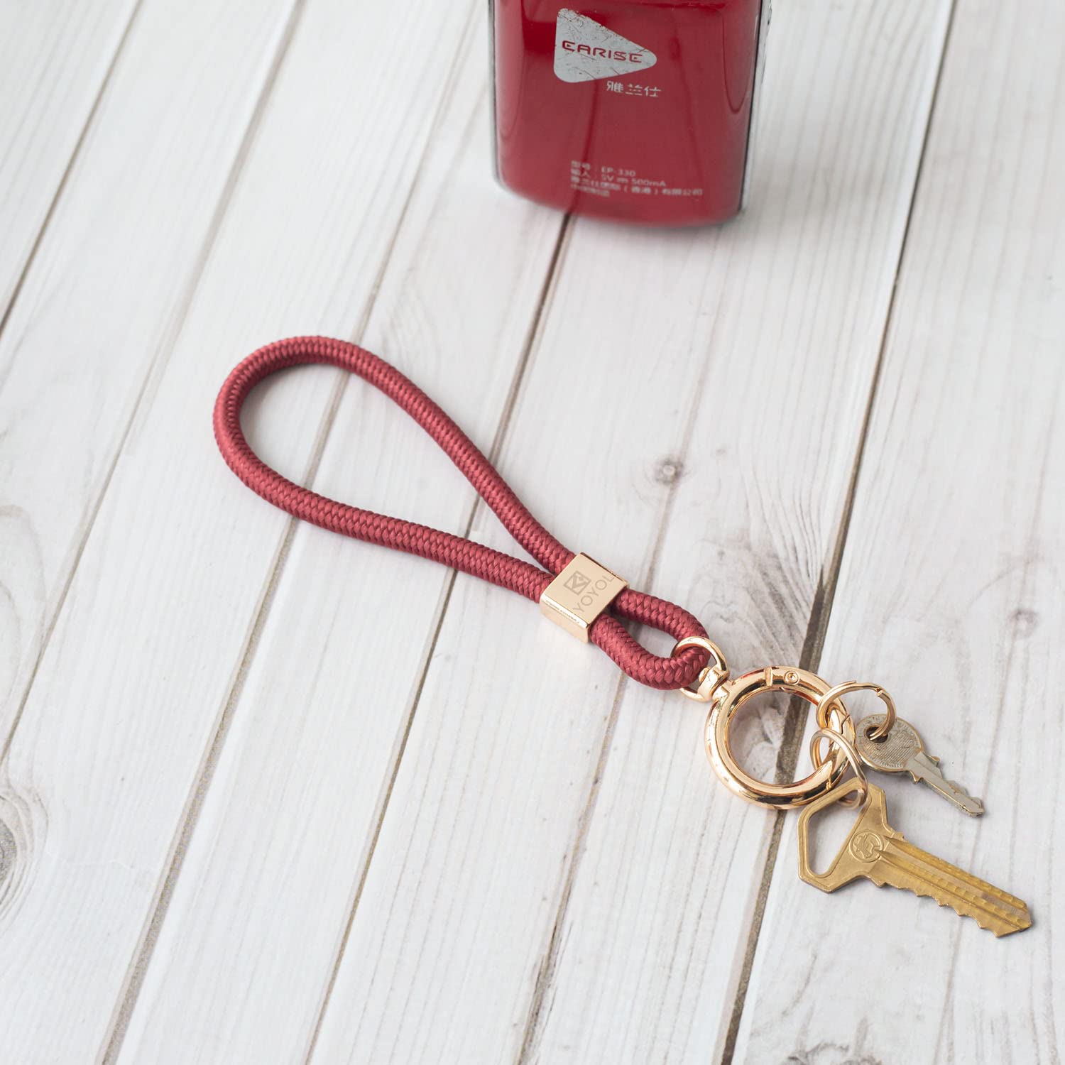 YOYOL Keyring, Lanyard, Keychain Clip, Finger Strap, Key Chain Holder,Car Keychain Holder for Women Men
