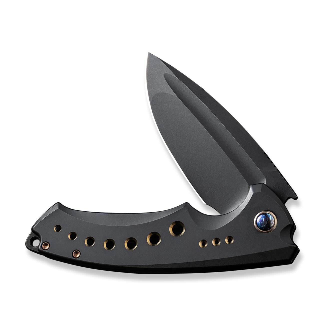 WE Knives Nexusia Frame Lock 22044-1 Black Titanium CPM-20CV 1/155 Pocket Knife