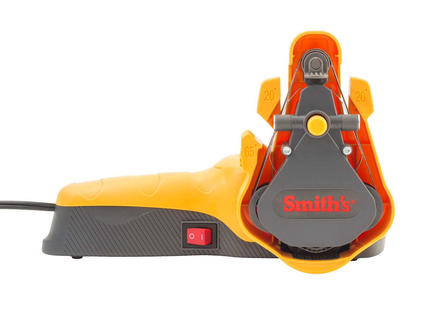 Smith’s 50933 Knife & Scissor Electric Belt Sharpener – Fine, Medium, & Coarse Belts – Straight Edge Blades – Handheld Sharpening – Workshop & Tool Sharpener