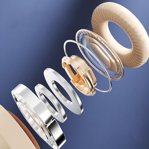 Ywbawe Foldable Headset Bluetooth 5.3 with Wireless and Wired Modes, High Value Over-Ear Stereo Head Mounted Headphones with Soft Ear Pads, for Office School Travel Sports
