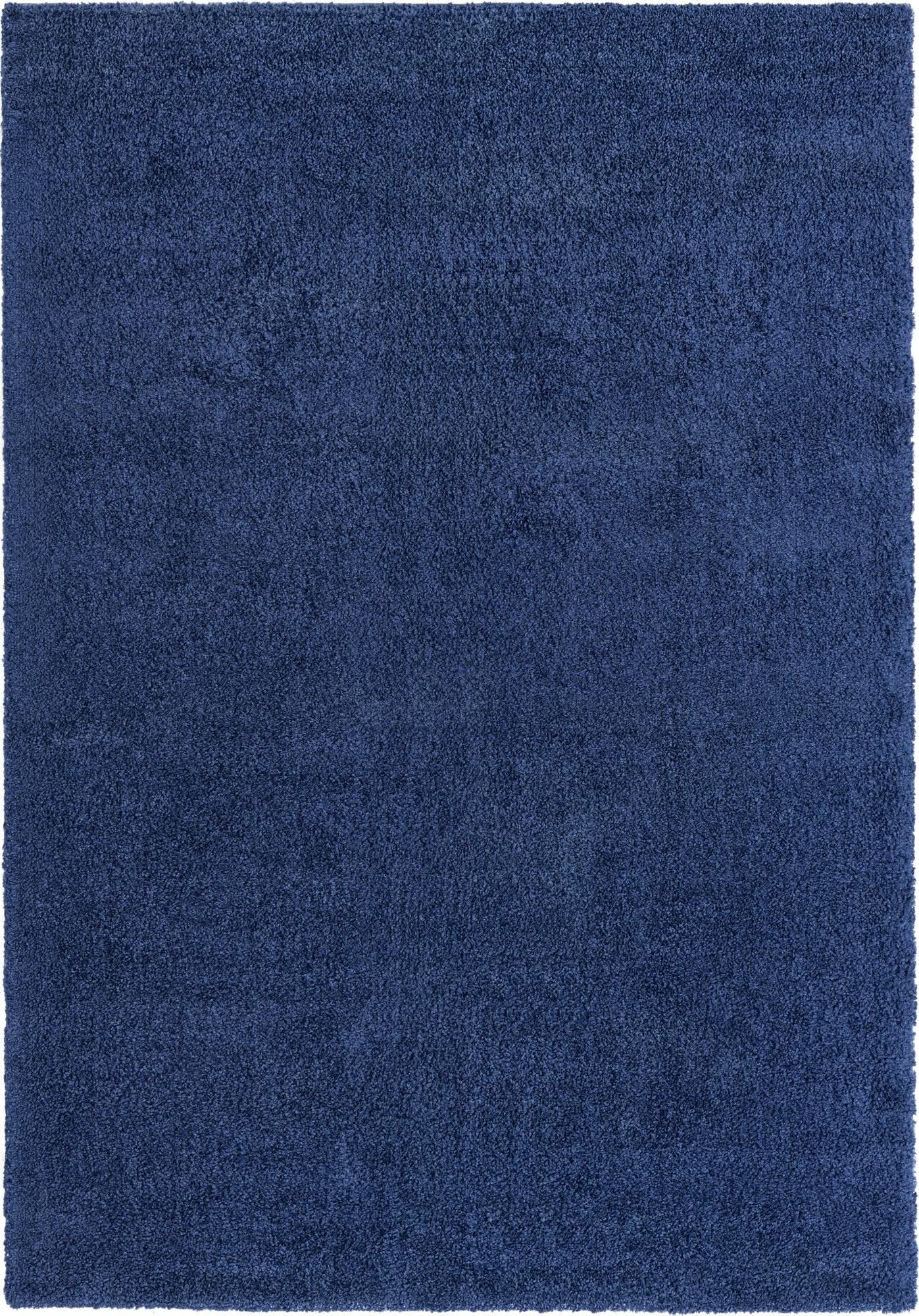 Unique Loom Solo Collection Area Rug - Calabasas (7' 1" x 10' Rectangle, Navy Blue)