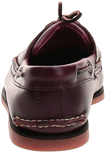 Timberland mens 2-eye Boat loafers shoes, Rootbeer/Brown, 8.5 US