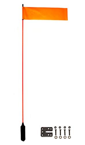YakAttack VISIFlag, 52" tall mast with flag, includes MightyMount and Hardware