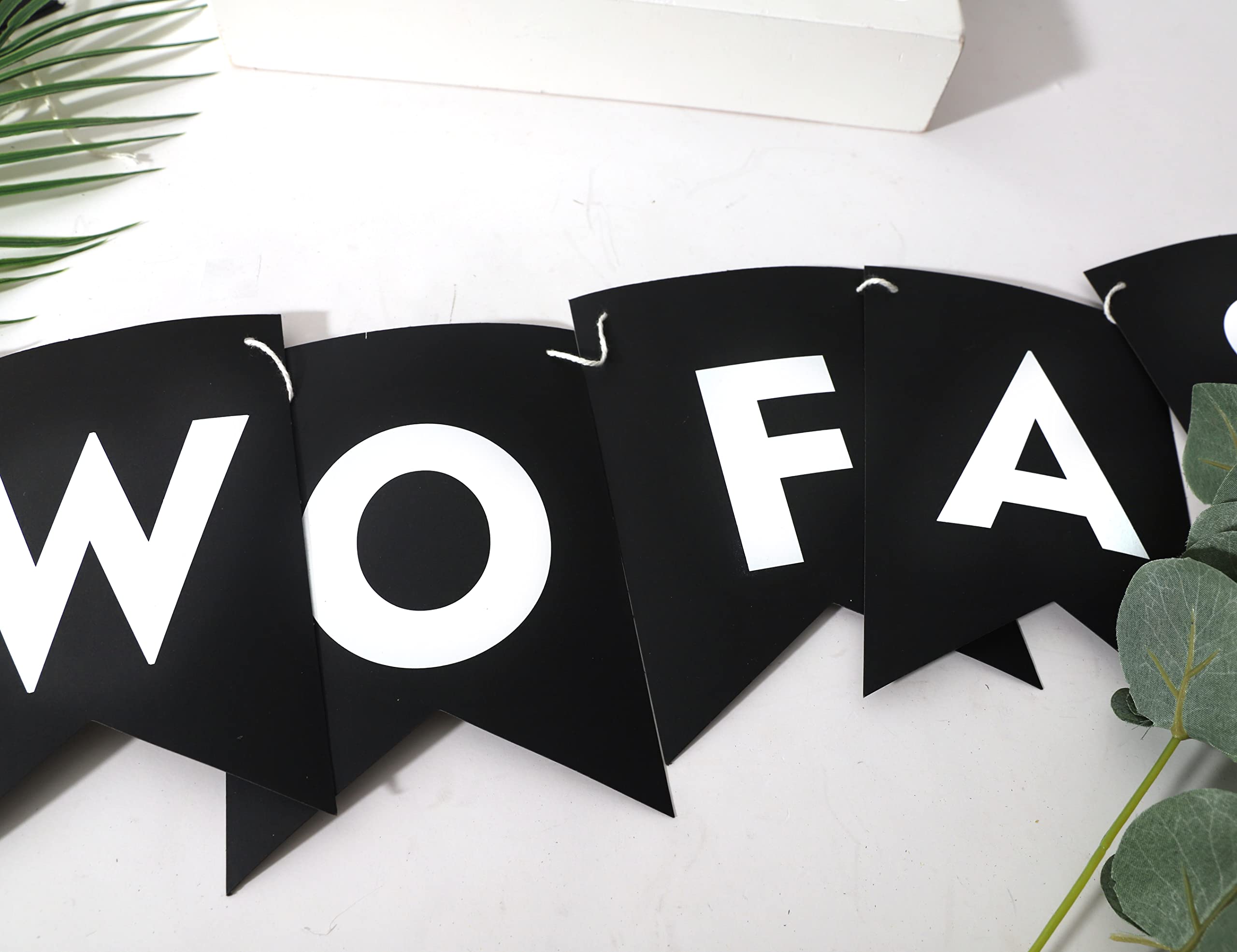 Two Fast Banner - Two Fast Car Birthday Party - Vroom Car Party - Second Birthday Party - Two Fast Flag Banner