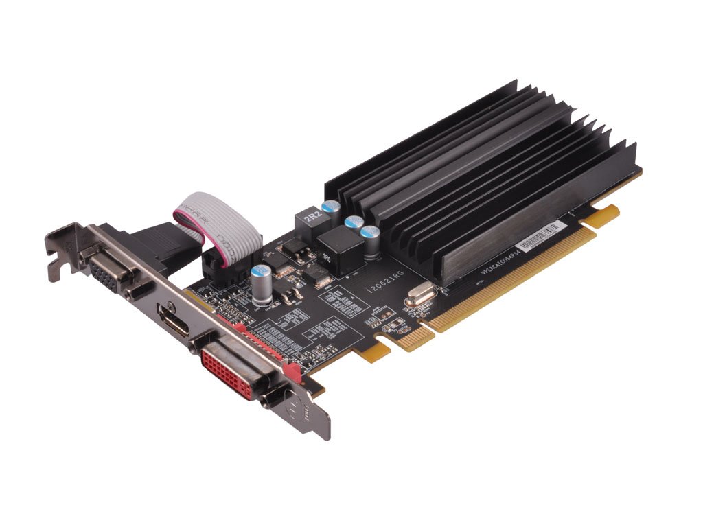 XFX AMD Radeon HD 5450 1GB GDDR3 VGA/DVI/HDMI Low-Profile PCI-Express Graphics Card HD545XZQH2;HD-545X-ZQH2