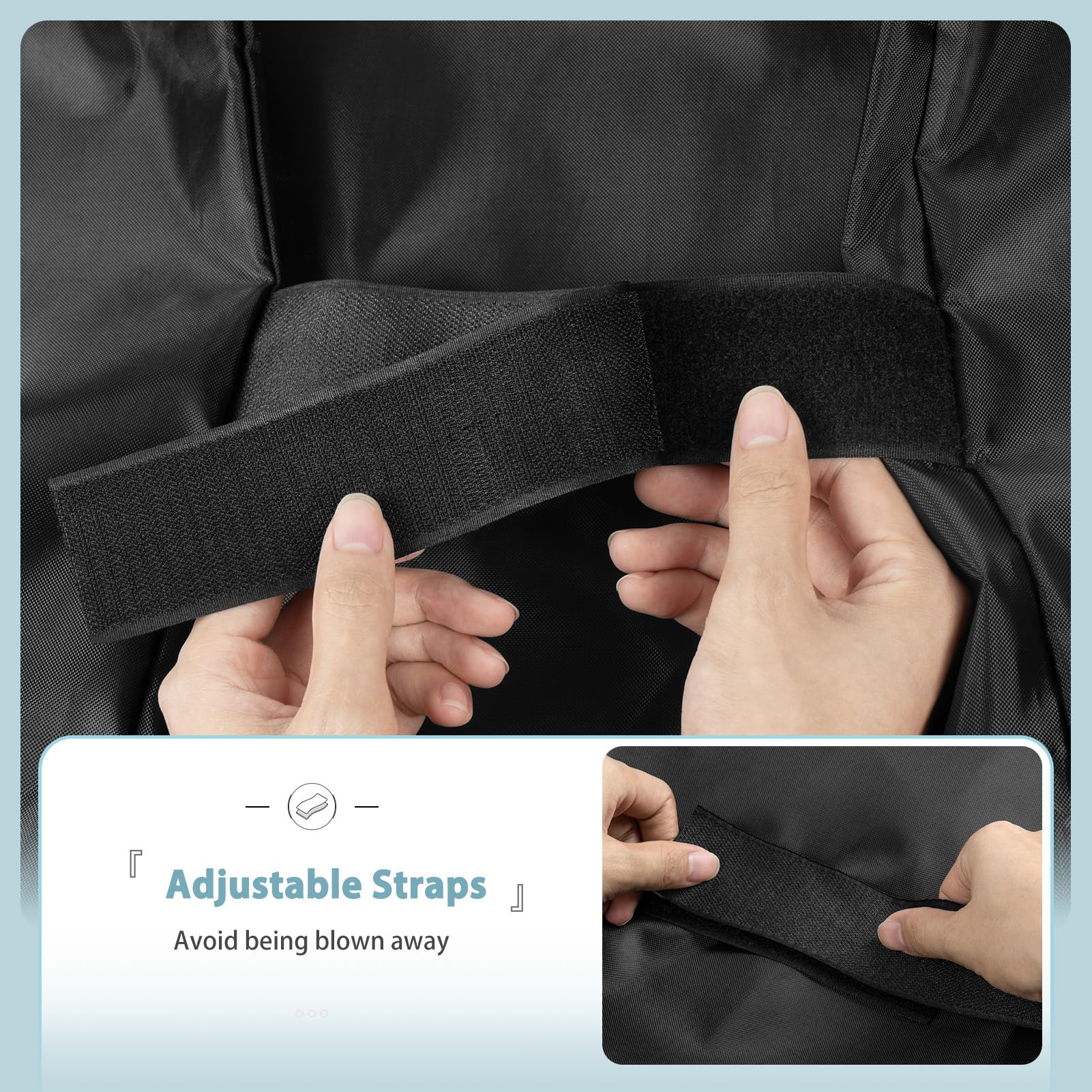 Upgraded Griddle Cover for Blackstone 28 Inch Griddle, Waterproof & Heavy Duty with Large Air Vent and Straps, Also Fits for 22" Griddle with Hood & Stand