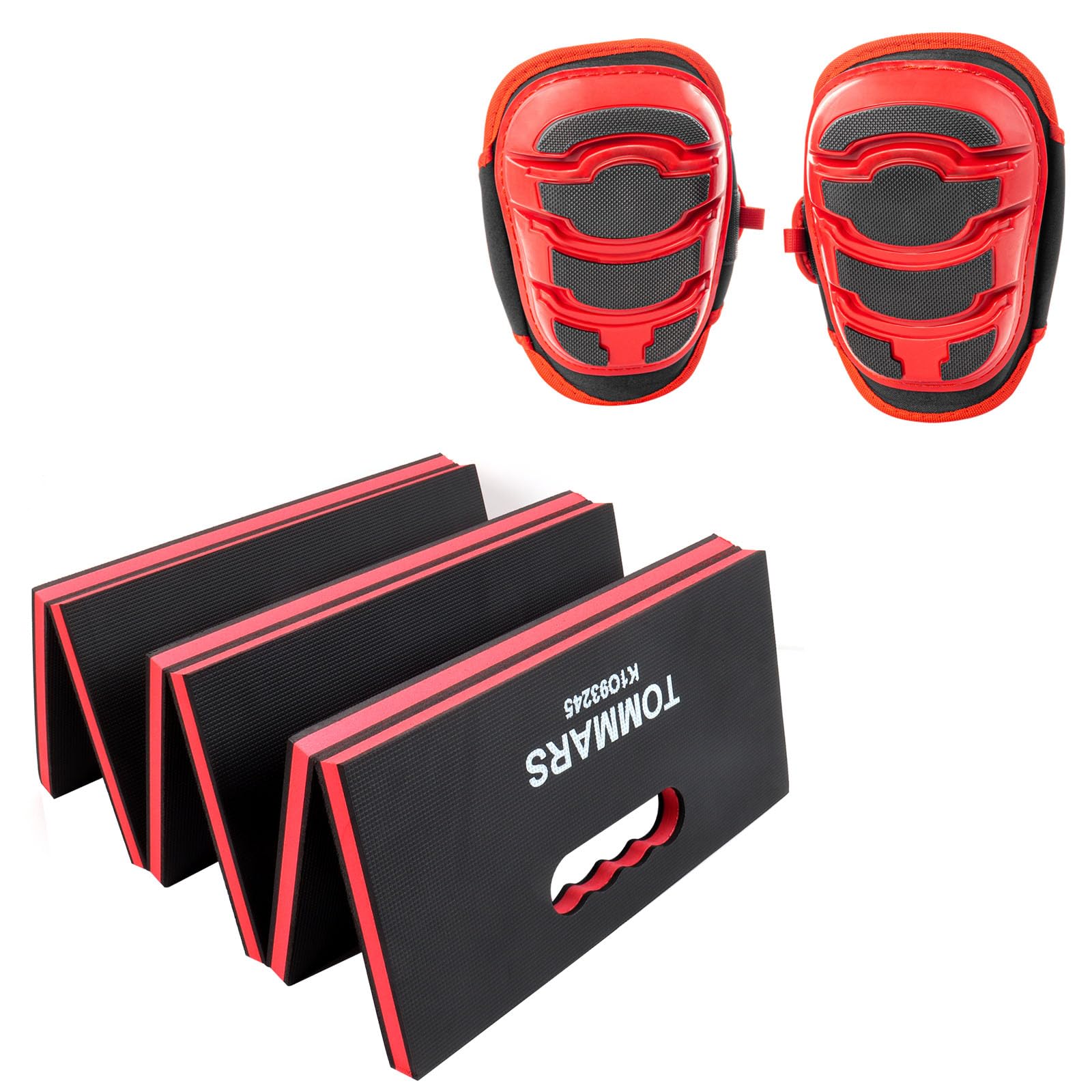 TOMMARS 0.9 inch Folding Kneeling Pad and Knee Pads for Work