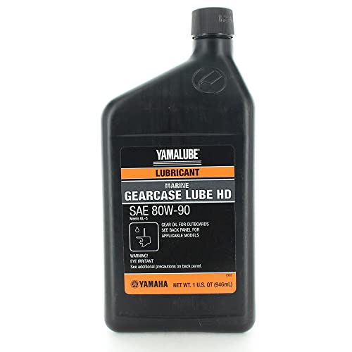 Yamaha Original OEM Yamalube Acc-GLUBE-HD-QT Marine Lower Unit HD Gearcase Lube Yamalube OEM - 1 Quart