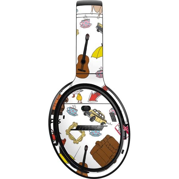 Skinit Decal Audio Skin Compatible with Bose QuietComfort 35 Headphones - Officially Licensed Warner Bros Classic Friends Icons Design