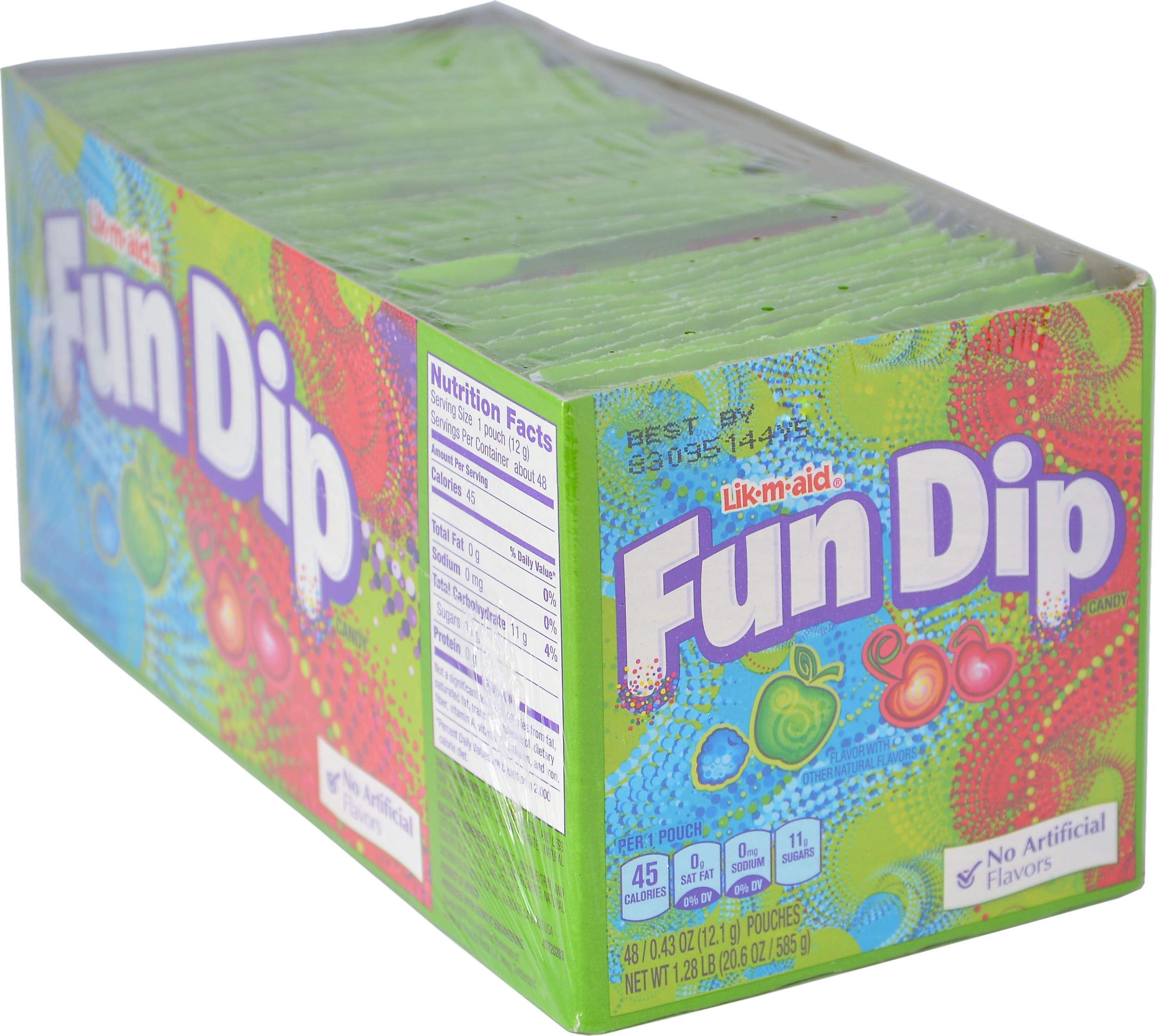 Wonka Fun Dip, Assorted Flavor Party Pack, 0.43 Ounce Packets (48 Count)