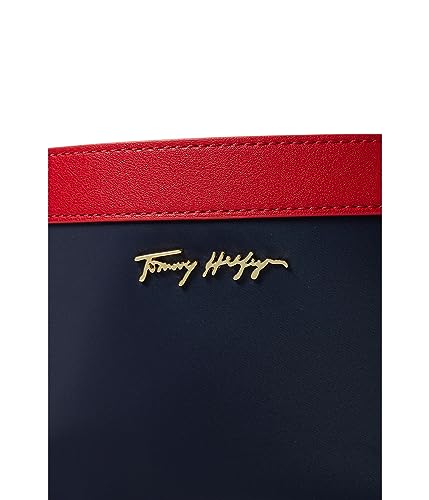Tommy Hilfiger Leanna Backpack Nylon Color-Block Red/White/Blue One Size