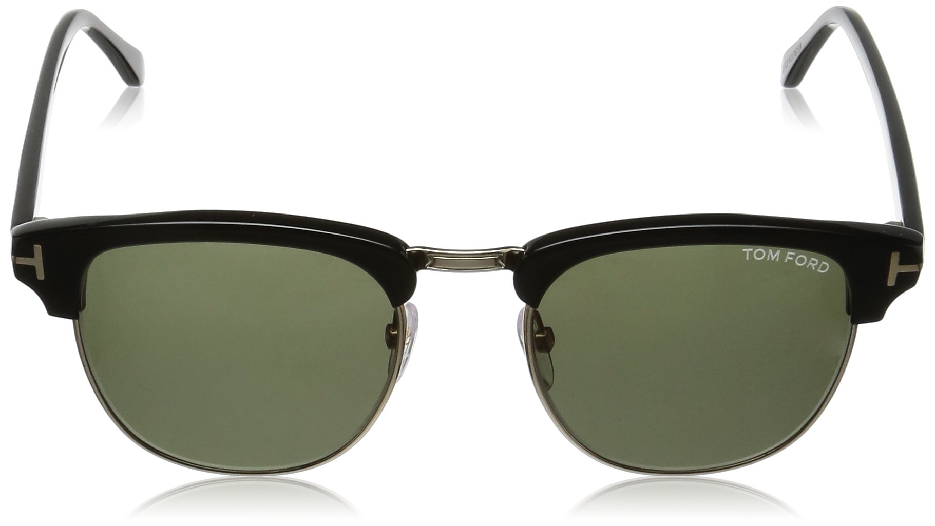 Tom Ford Sunglasses - Henry / Frame: Shiny Black with Green Gradient Lens
