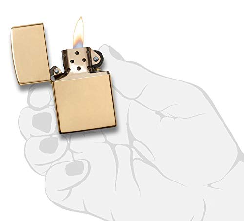 Zippo Armor High Polish Brass Pocket Lighter