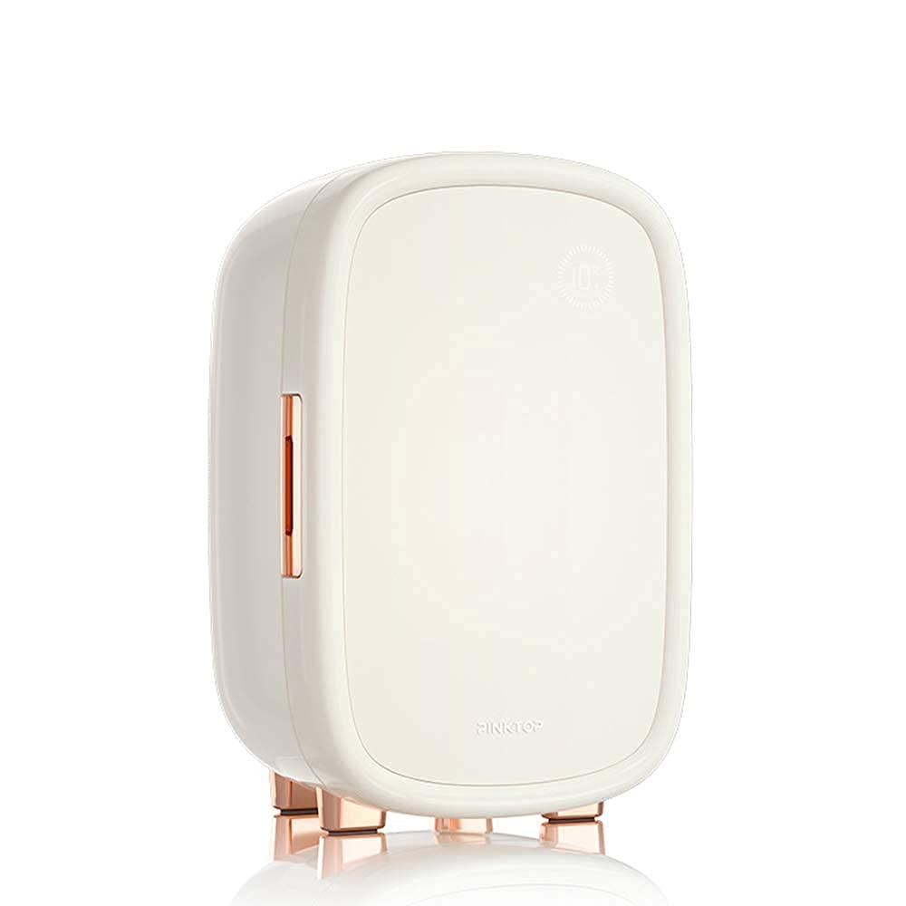 TONPOP Beauty Mini Fridge 12 Liter Portable Cosmetic Skincare Refrigerator Mini Refrigerator for Car Home Compact Quiet Cooler Warmer With Removable Drawers for Breast Milk, Drink,