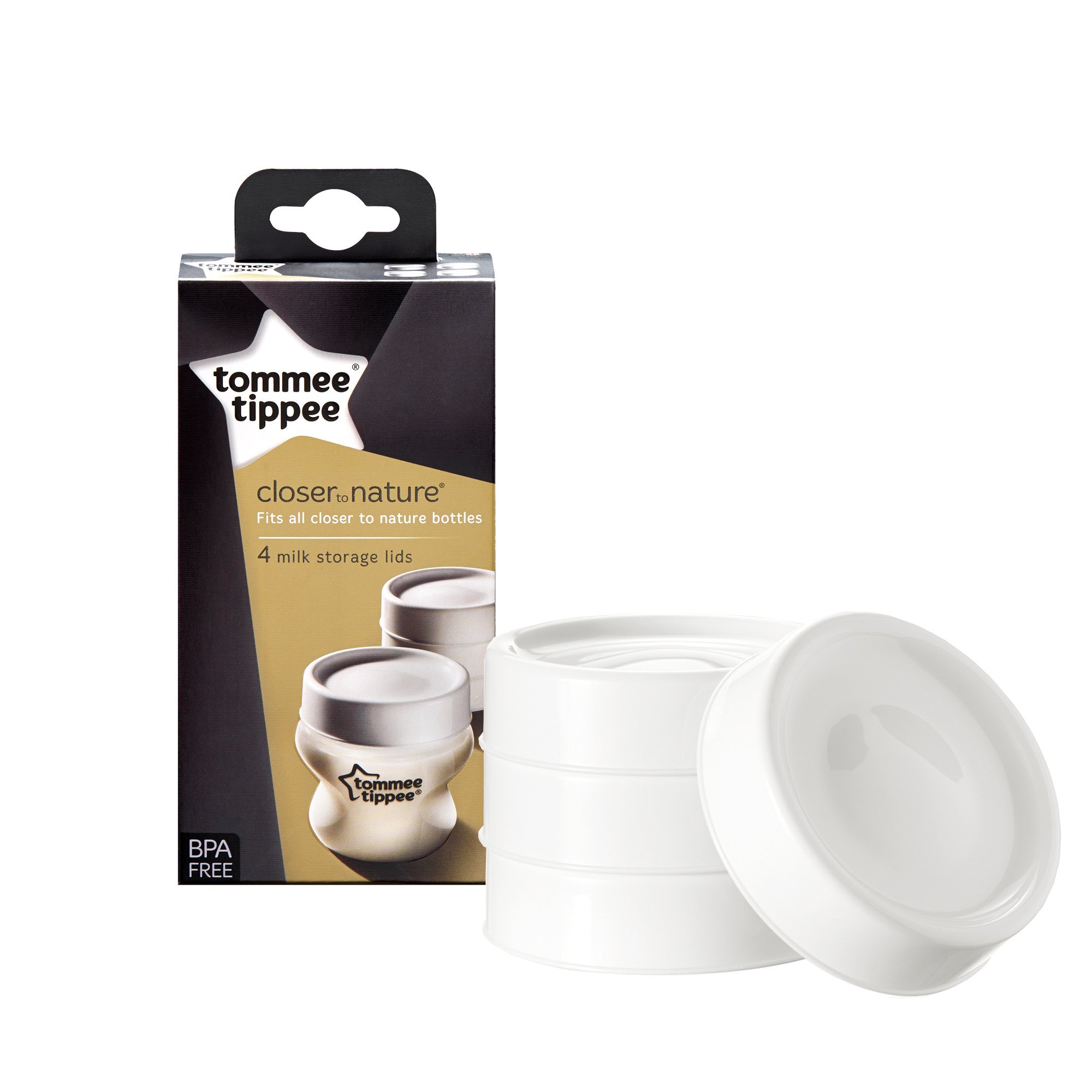 Tommee Tippee Milk Storage Lids X4