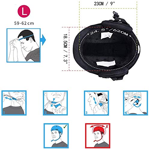 TOONEV Ski Helmet - Snow Helmet - Climate Control Venting, Goggles Compatible, Removable Fleece Liner Snowboard Helmets for Men Women & Youth(56-62cm)