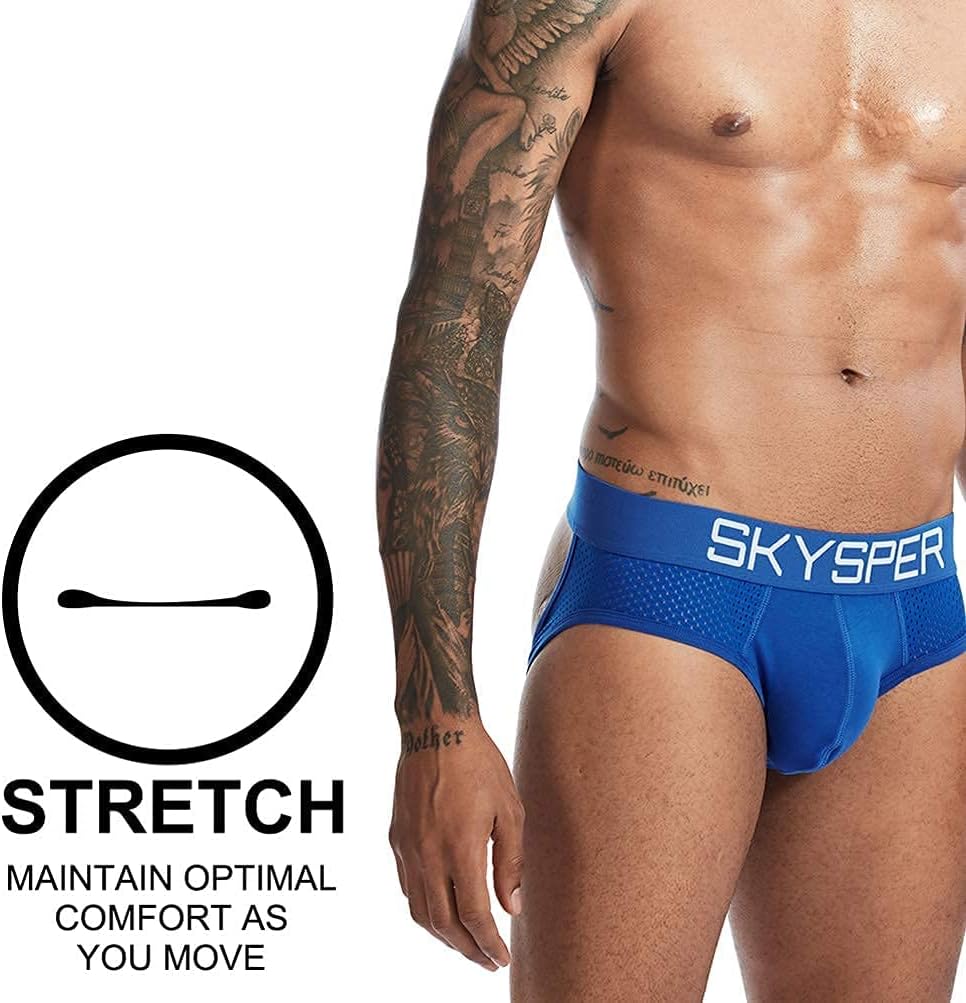 SKYSPER Men's Jockstrap Underwear Mesh Breathable Jock Strap