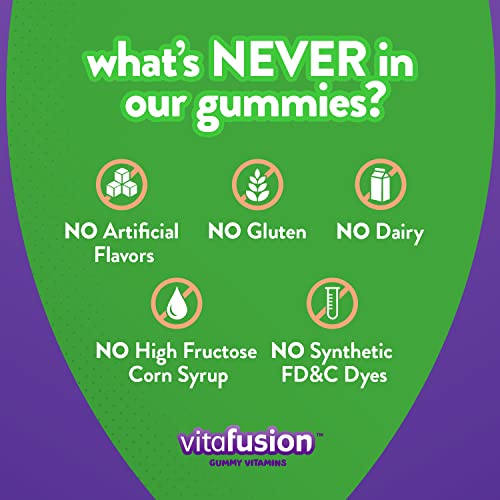 Vitafusion Apple Cider Vinegar Gummies, 500mg Apple Cider Vinegar per Serving Plus B Vitamins, 75ct, Natural Apple Cider Flavor from America’s Number One Gummy Vitamin Brand