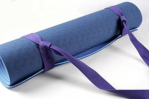 WannGe Durable Yoga Mat Harness Strap Sling, Yoga Mat Carrying Strap - Lavender