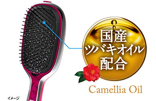 TESCOM Anti-Static Vibration Ionic Massage brush TIB25 (Pink)
