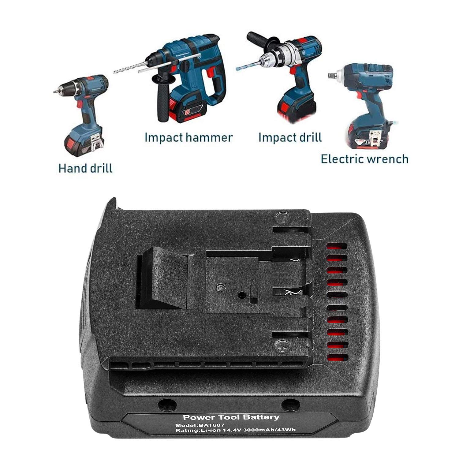 TREE.NB 3.0Ah Battery for Bosch DDB180-02, GDR 1080-LI, GDR 14.4 V-LIN, GDR 14.4V-LIMF