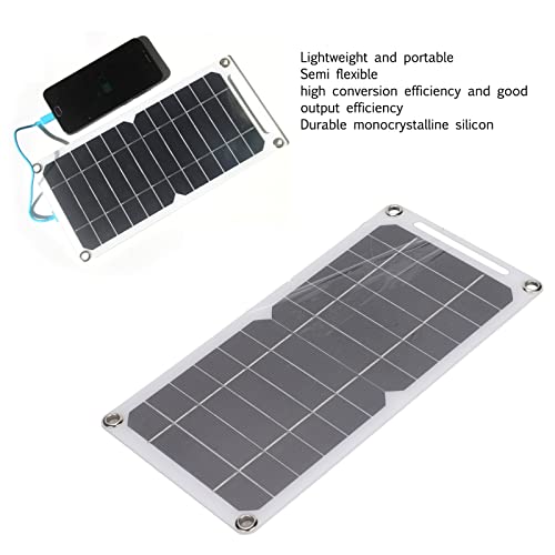 Solar Panel Outdoor Kit Backpack Charger Mobile Phone Usb Flexible Solar Panel Charging Board 6W Silicon Monocrystalline for Monocrystalline Silicon 5V Outside Charger Power Solar Panels