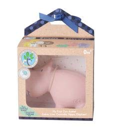 Tikiri Hippo Natural Rubber Teether Rattle N Bath Toy, 1 EA