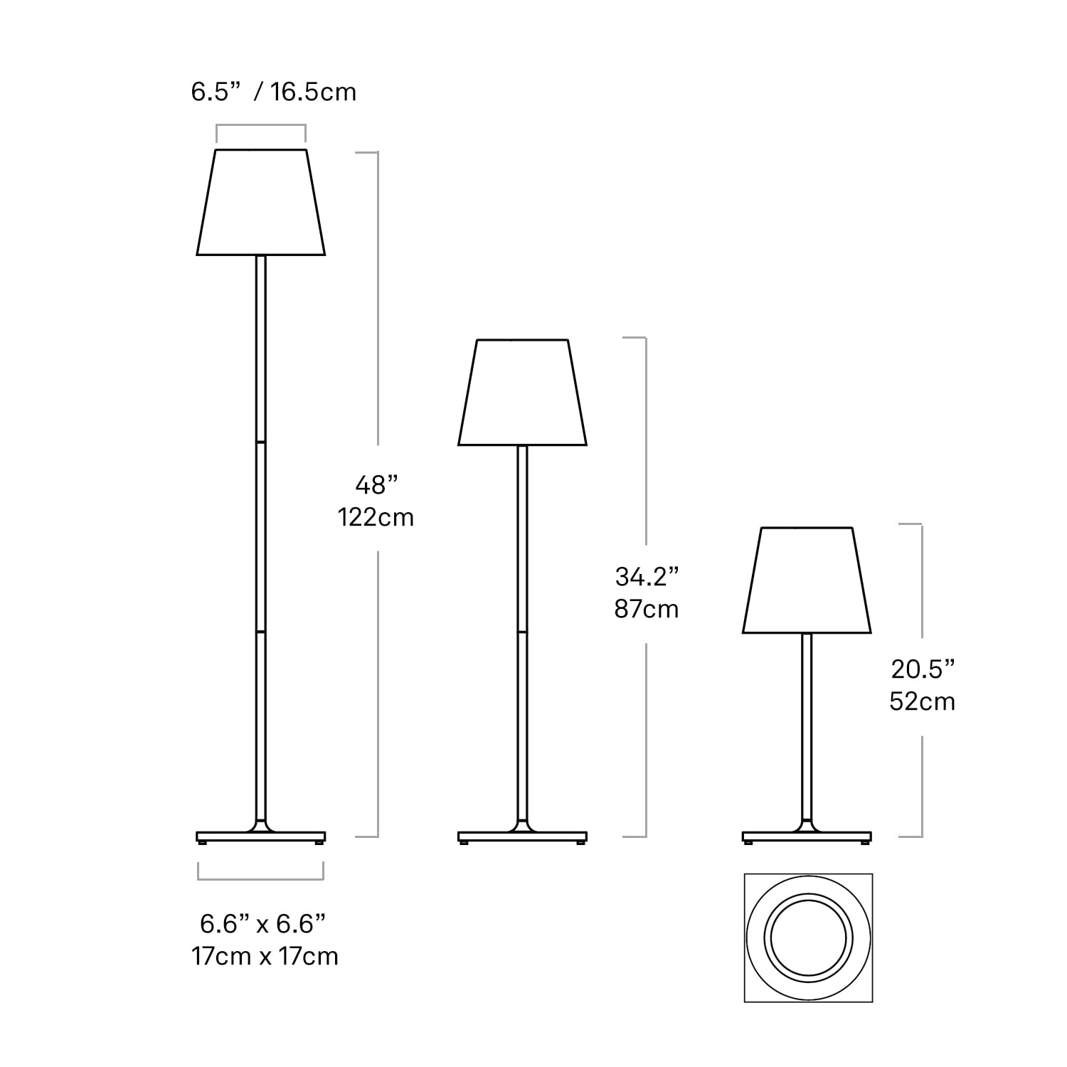 Zafferano Poldina L Pro Floor & Table Lamp White