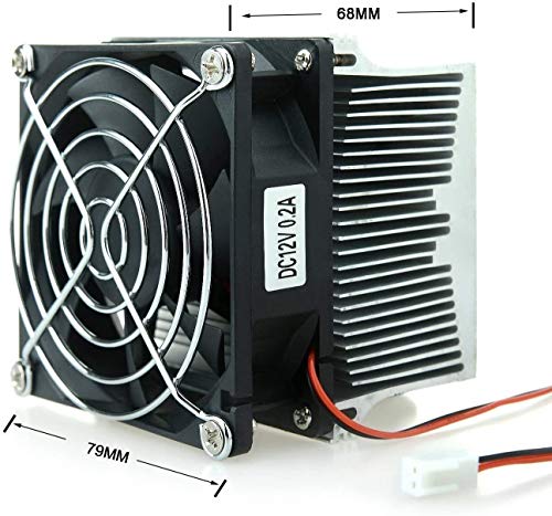 TX Aluminium Heatsink Cooling Fan+44mm Lens 60 Degree for 50W 100W LED Chip (Heatsink+60 Degree Lens)