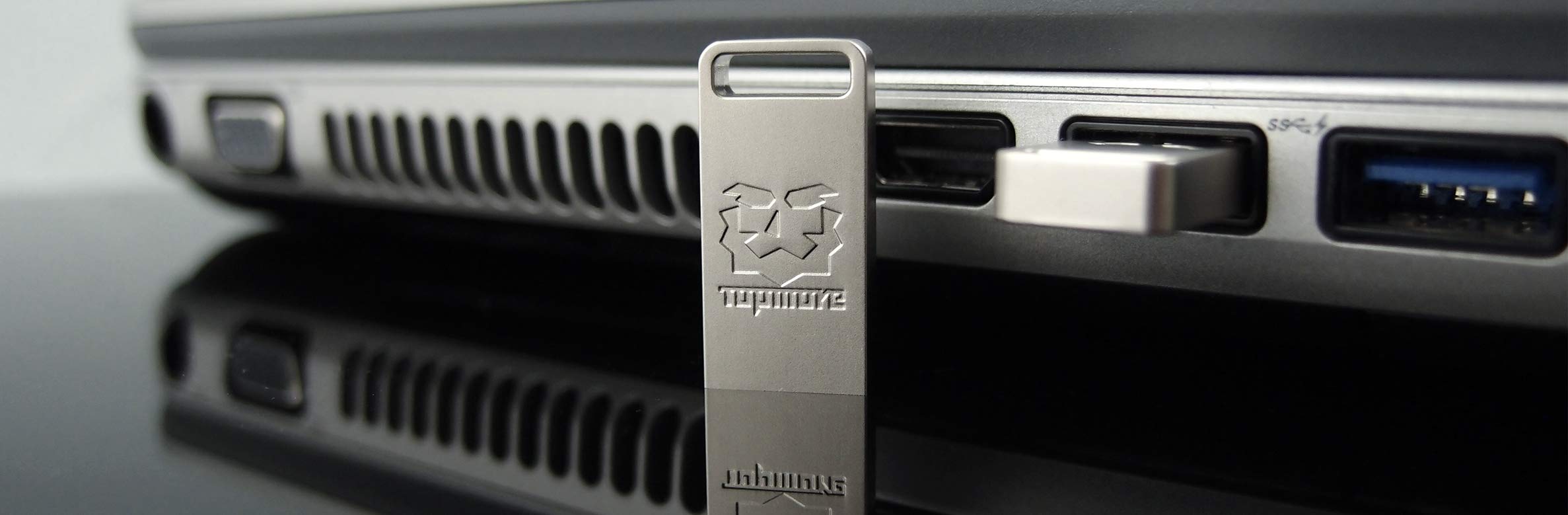 TOPMORE ZH Pearl Nickel USB2.0 32GB USB Drive | Shockproof | DUST-Proof | Anti-Static | Made in Taiwan