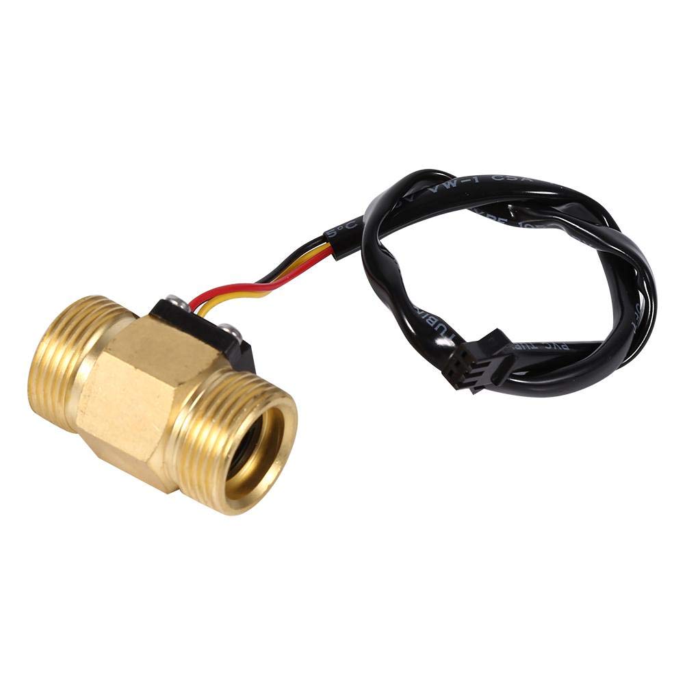 Wytino Water Switch, New Full G3/4" DN20mm Thread Hall Effect Liquid Water Sensor Switch 2-45L/Min