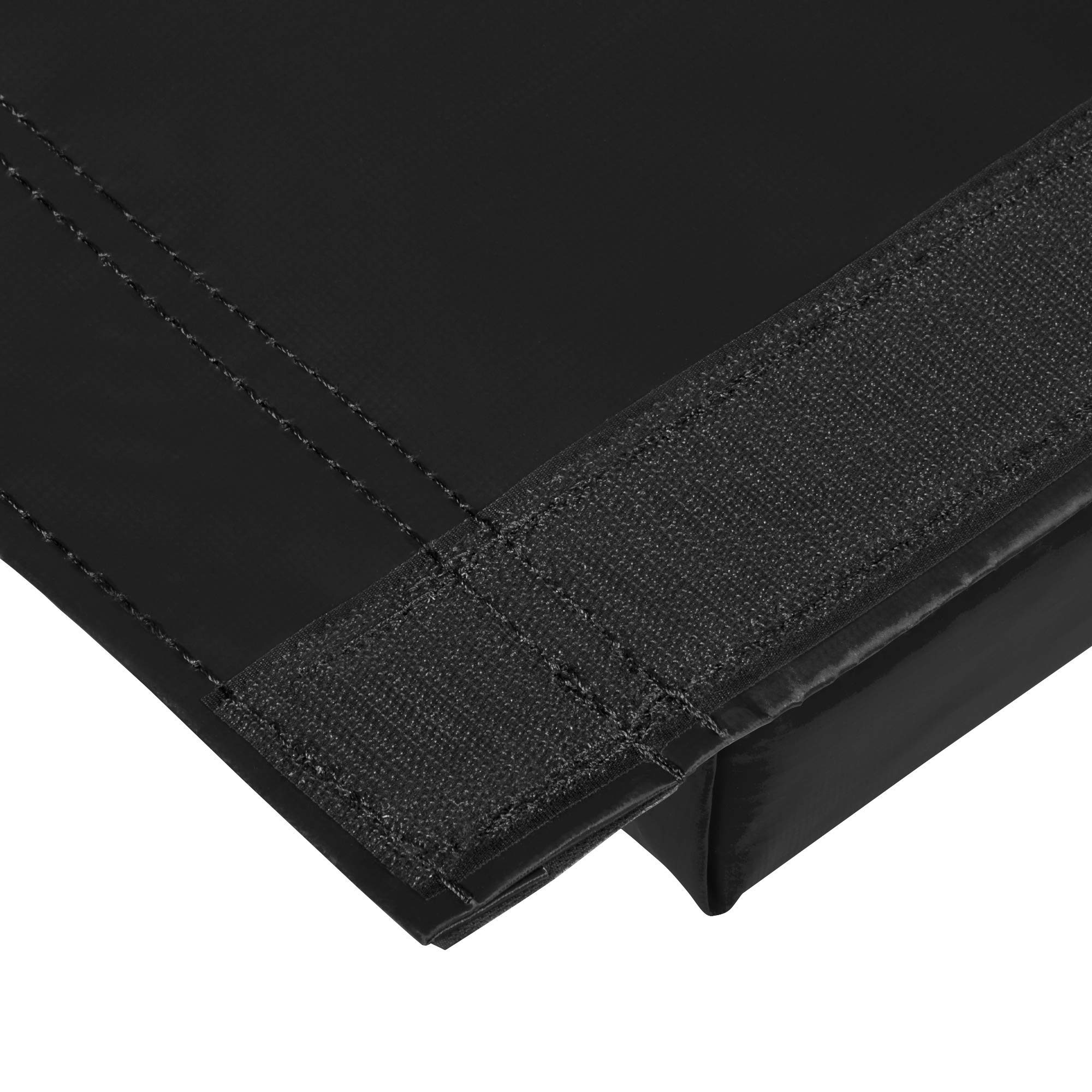 We Sell Mats Gymastics Multi-Sized Portable and Padded Folding Mat for Exercise, Yoga, Martial Arts, Portable with Hook & Loop Fasteners, 5' x 10' (1.5-inch Thick), Black