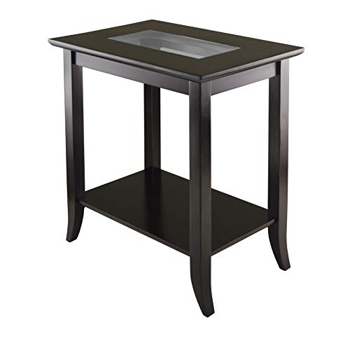 Winsome Genoa Occasional Table, Dark Espresso & Wood Genoa Occasional Table, Espresso