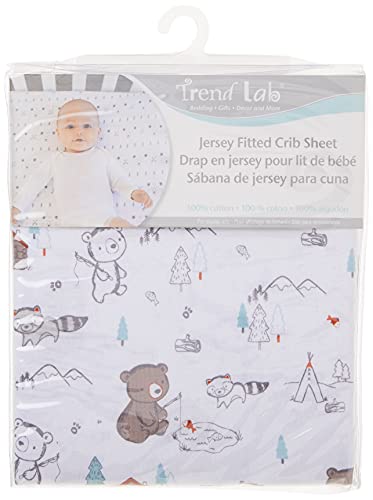 Trend Lab Jersey Fitted Crib Sheet, Rockets