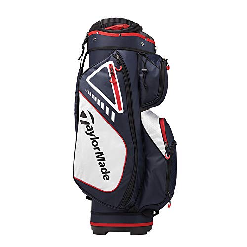 TaylorMade Select Cart Bag, Navy/Red/White