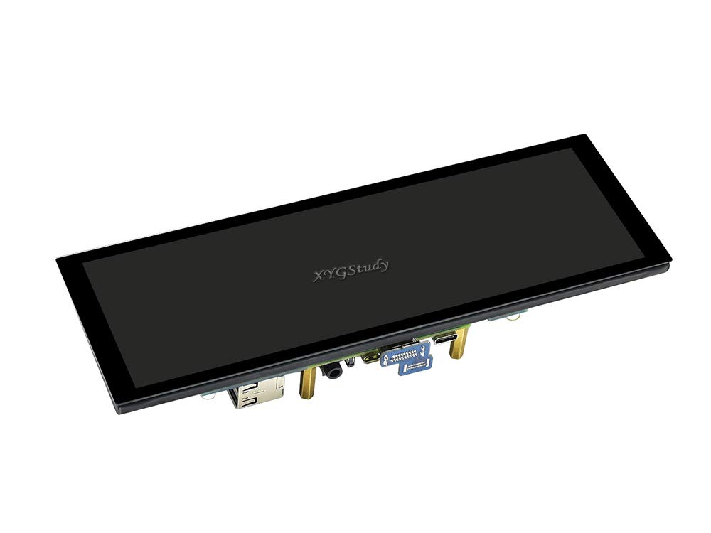 XYGStudy for Raspberry Pi 7.9 inch IPS Capacitive Touch Screen HDMI LCD Display Monitor 400×1280 Toughened Glass for Jetson Nano Raspberry Pi 4 3 Raspbian Ubuntu Kali WIN10 IoT Retropie Driver Free