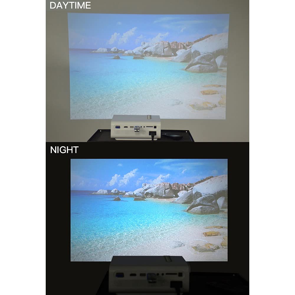 ZYJBM Portable YG520 for Home Theater System Movie Video Projector with USB Mini 1080P ( Color : D )