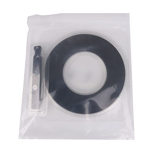 Yibuy Black 4" 5" 6" Bass Drum Adjustable Port Hole Rings for Bass Drum Percussion