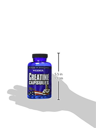 Weider Creatine Monohydrate 150 Capsules, Bottle (Pack of 2)
