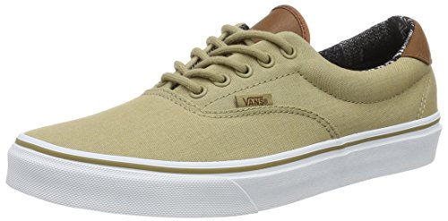 Vans ERA 59 (C&L) Khaki/Material Mix Skateboard Shoes-Men 11.5, Women 13