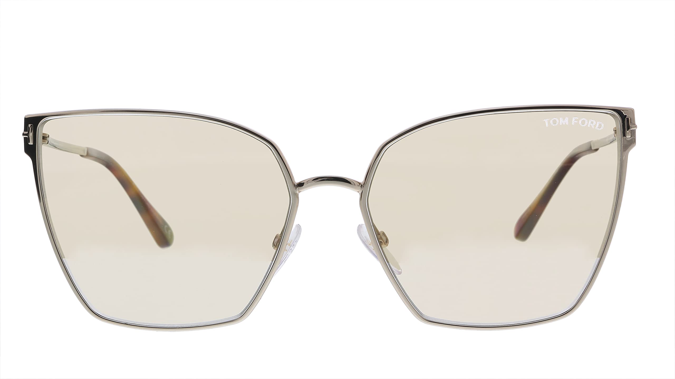 Tom Ford FT0653 28B Shiny Rose Gold Helena Cats Eyes Sunglasses Lens Category 1