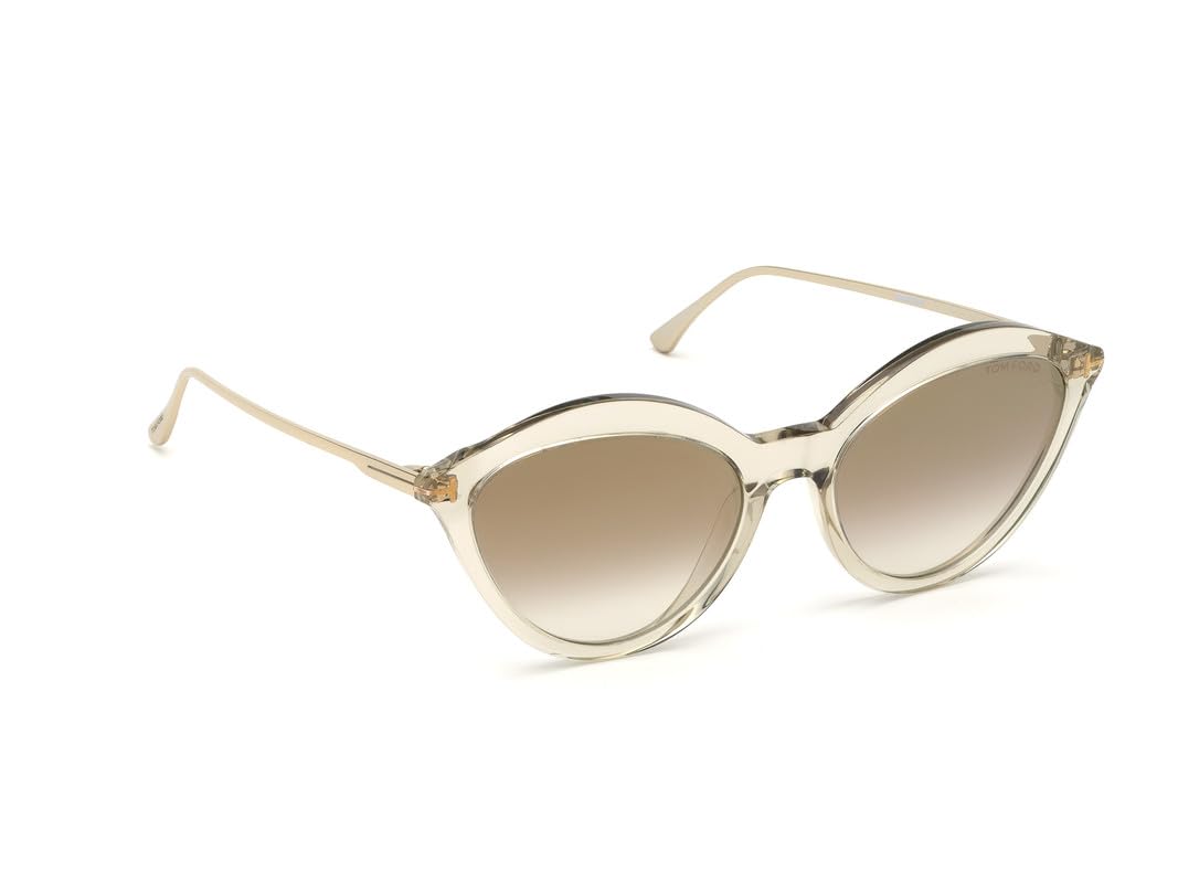Tom Ford FT0663 20G Grey Chloe Cats Eyes Sunglasses Lens Category 2 Lens Mirror